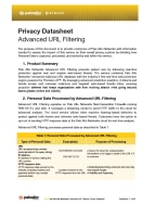 Advanced URL Filtering Privacy - Palo Alto Networks