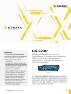 PA-220R Datasheet PAN-OS 10.0 - Palo Alto Networks