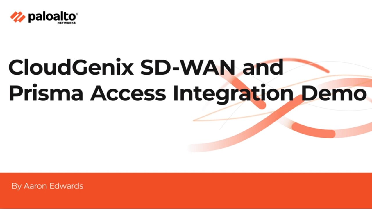 Sase Videos Palo Alto Networks